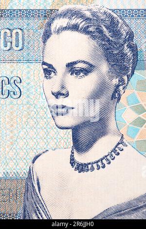 Grace Kelly a portrait from Monaco money Stock Photo - Alamy