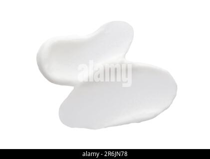 Samples of face cream on white background Stock Photo - Alamy