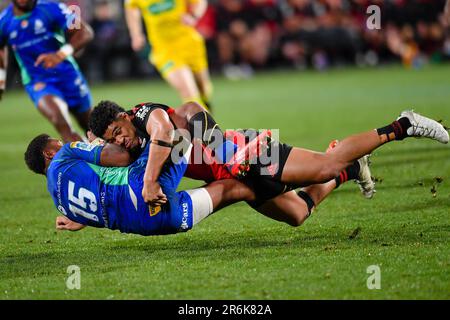 Ilaisa Droasese of Fiji during the 2023 Summer Series match England vs ...