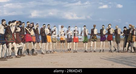 Nyangatom tribe, ceremony, folk dance, folk tribe, Bume, Buma, Bumi ...