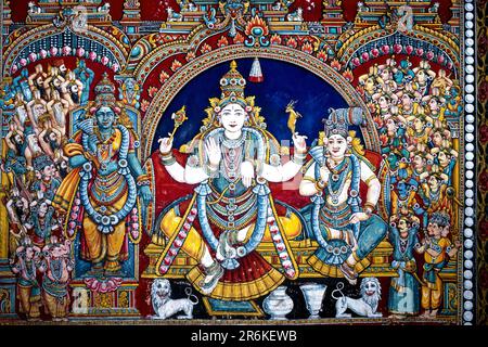 The Chitra Sabha, one of the five major Nataraja temples in Courtalam ...