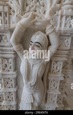 Marble built Dharamshala Manilaxmi Tirth Jain temple, Gujarat, India ...
