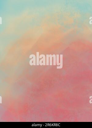 Colorful and Vibrant Hand-painted Gradients with Watercolor washes and ...