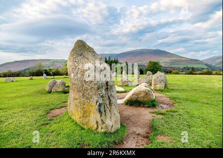 The Neolithic Castlerigg Stone Circle dating from around 3000 BC, near ...