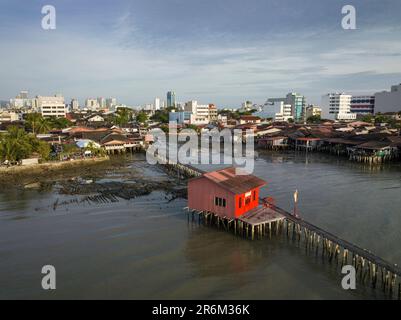 Aerial view of Pulau Pinang bridge Stock Photo - Alamy