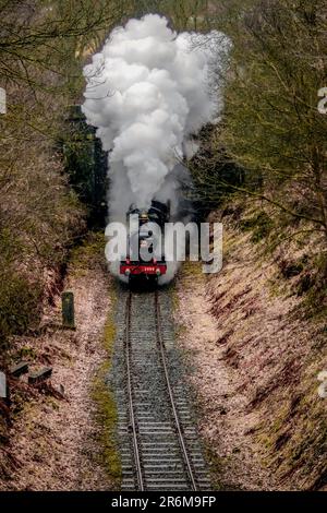 Lady Legend Steam Train Stock Photo - Alamy