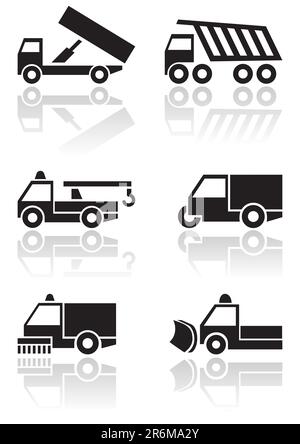 truck road sign color icon vector illustration Stock Vector Image & Art ...