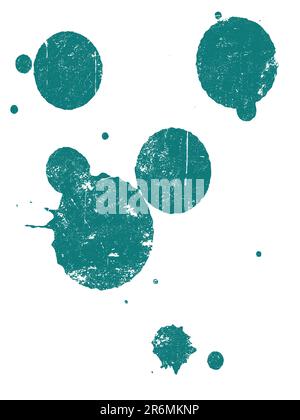 Grunge Splat - Background is transparent so they can be overlayed on ...