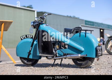 1950 Bond Minibyke ‘EFE 729’ on display at Shuttleworth on the 4th June ...