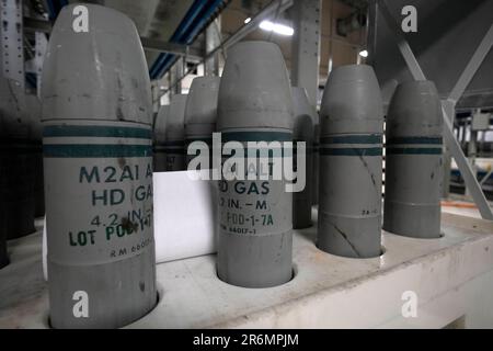 The United States' chemical weapons stockpile at the U.S. Army Pueblo ...