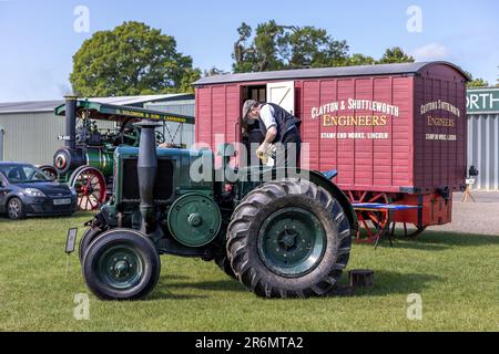 1935 HSCS K40 Tractor, on display at Shuttleworth on the 4th June 2023 ...