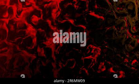 scary rough red - yellow infernal strange lines surface - abstract 3D ...