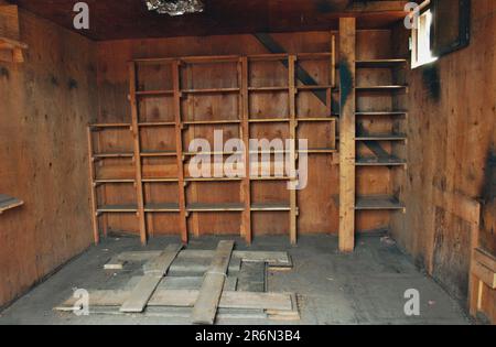 The cabin of Ted Kaczynski, the "Unabomber Stock Photo - Alamy
