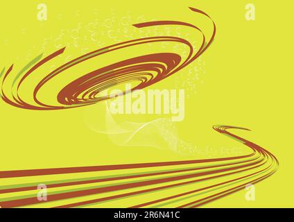 composition of curved lines--great for backgrounds, or layering over ...