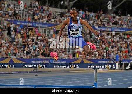 Lamecha Girma (ETH) wins the steeplechase in 7:59.23 during the 42nd ...