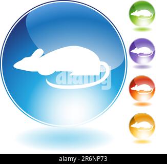 Rat Crystal Icon Stock Vector Image & Art - Alamy