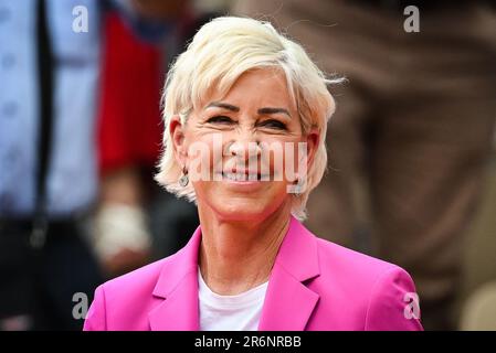 Christine Marie EVERT (Chris EVERT) during the fourteenth day of Roland ...
