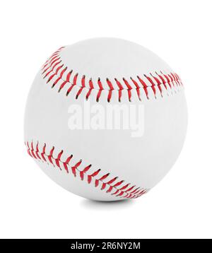 New traditional baseball ball isolated on white Stock Photo - Alamy