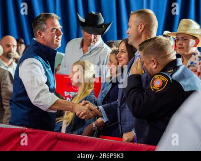 Broken Arrow, Oklahoma, USA. 10th June, 2023. Florida First Lady CASEY ...