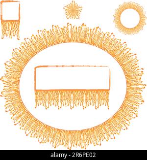 Frame and border set for many uses Stock Vector Image & Art - Alamy