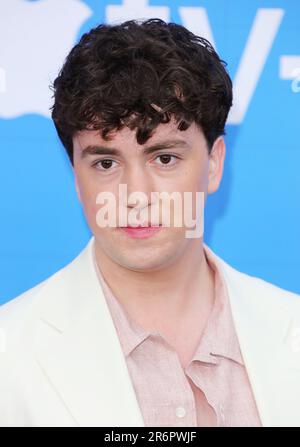 Charlie Hiscock arrives at the season three premiere of "Ted Lasso" on ...