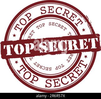 Set of Top secret stamp symbol, label sticker sign button, text banner ...