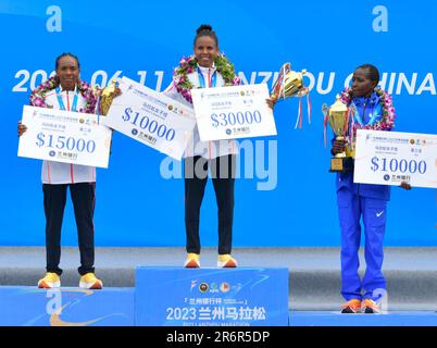 Lanzhou. 11th June, 2023. Letebrhan Haylay Gebreslasea of Ethiopia ...