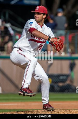 June 10 2023 Palo Alto CA U.S.A. Texas Starting pitcher Lucas Gordon ...