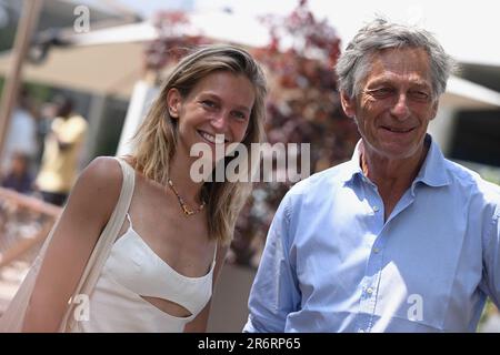 Nicolas de Tavernost and Sybille de Tavernost attending the 2023 French ...