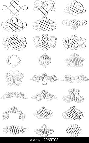 Scroll, cartouche, decor, vector illustration Stock Vector Image & Art ...