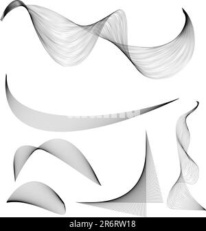 square blend outline. vector illustration. white background Stock ...