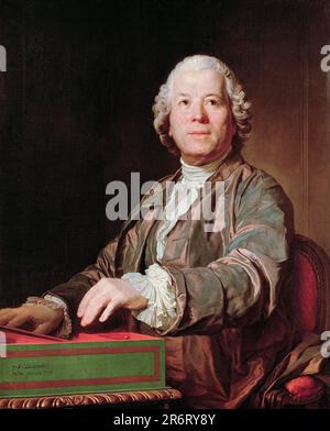 Portrait of Christoph Willibald Gluck, opera composer of the early ...