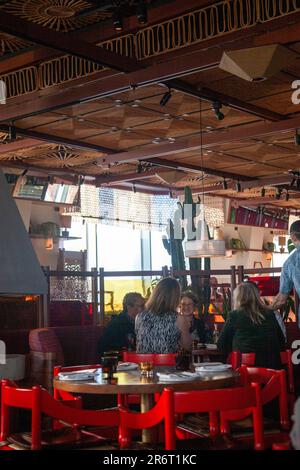 Decimo Restaurant in Standard Hotel - London Uk Stock Photo - Alamy