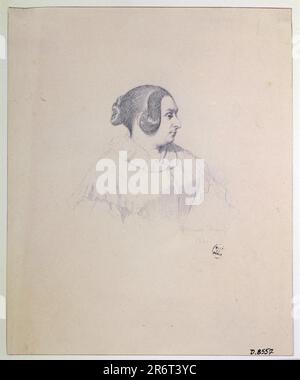 Portrait of the composer and poet Louise Bertin (1805-1877). Museum ...