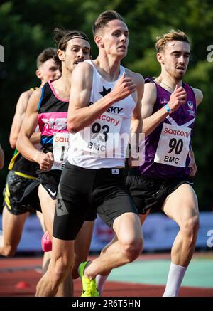 James Heneghan (93) of Pontypridd (Roadents) competing in the men’s ...