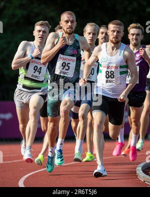 Archie Davis (95) of Brighton Phoenix competing in the men’s 1500m A ...