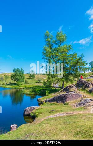 Moss Eccles tarn on Claife Heights, Far Sawrey, Cumbria Stock Photo - Alamy