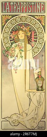 Advertising Poster La Trappistine. Museum: A. Mucha Museum, Prague ...
