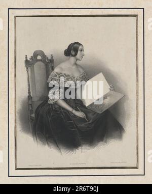 Portrait of Countess Alexandra Potocka (1818-1892). Museum: Muzeum ...