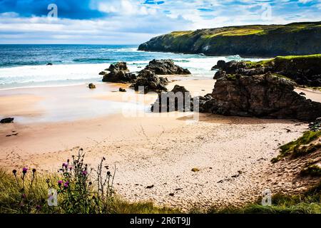 Award winning Durness spectacular beach, Sutherland, Scotland, United ...