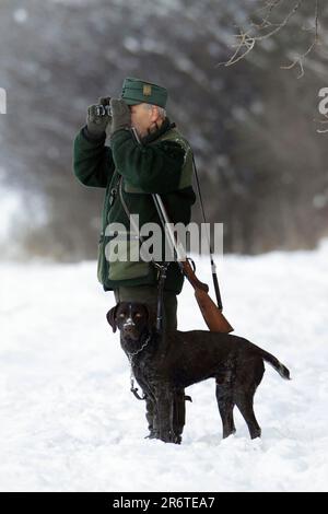 Rifle, hunt, hunter, Lower Saxony, Germany Stock Photo - Alamy