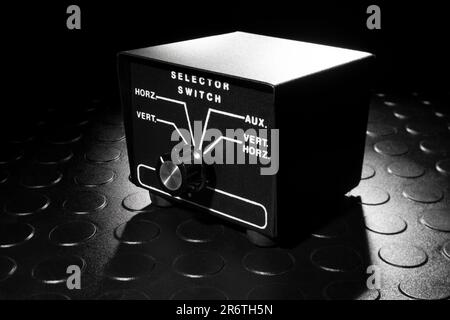 Large switch that is used by ham and CB radio operators to change ...