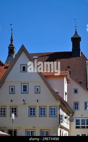 Old town in Besigheim, half-timbered house Stock Photo - Alamy