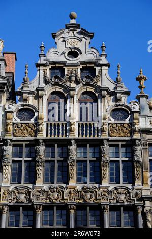 Guildhall, Grand Place, La Brouette, House 'The Wheelbarrow', Guildhall ...