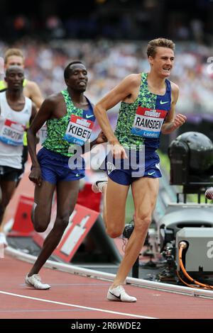 Matthew Ramsden of Australia competing in the men’s 5000m final at the ...