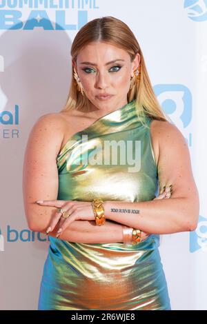 Rio Fredrika poses for photographers upon arrival at the Capital FM ...