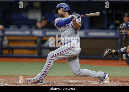 Texas Rangers' Marcus Semien hits a home run against the Houston Astros ...