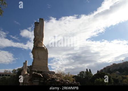 Ruins of Aghora, Athens Greece Stock Photo - Alamy