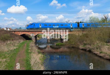 Open access operator Firstgroup Lumo class 803 electric train on the ...