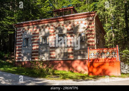 Moroccan house (Marokkanisches Haus) at the grounds of Linderhof palace ...